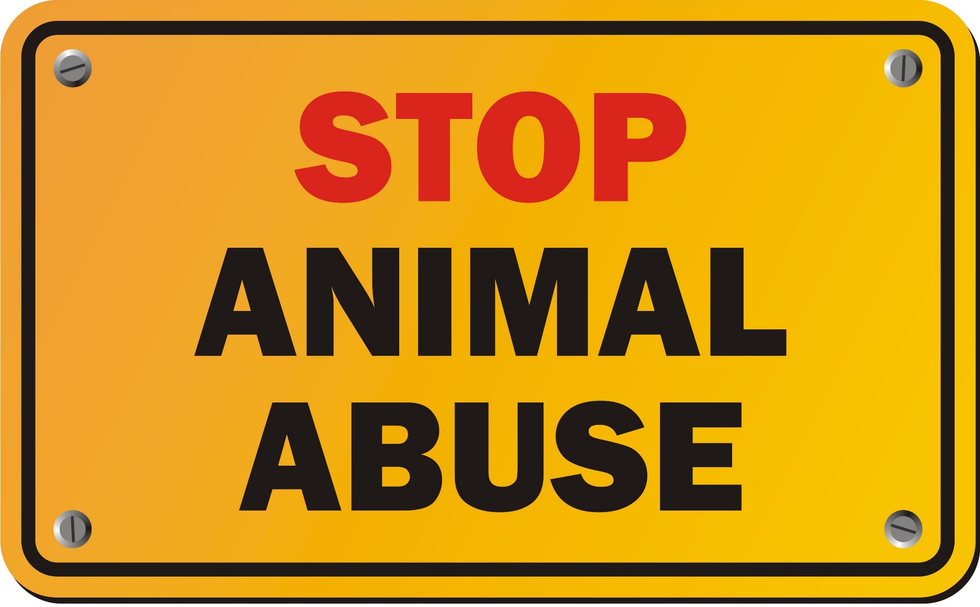 1stop animal abuse – warning sign – Animal Abuser Register
